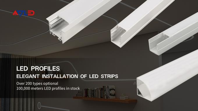 15*15MM Led Strip Channel Diffuser White Aluminium Strip