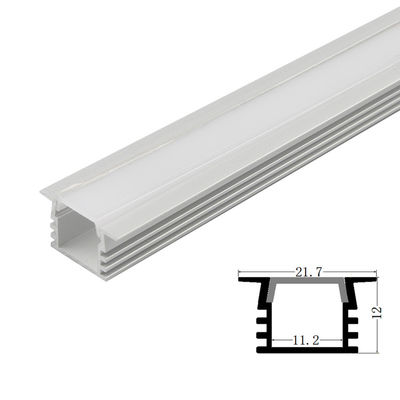 1612B Recessed LED Profiles & Extrusions With End Caps
