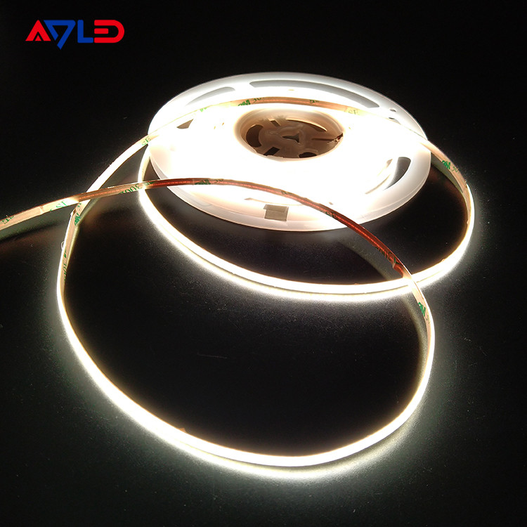 3MM Ultra Thin LED Light Strip COB Dotless High Density Cutting ...