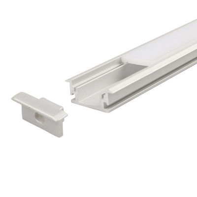 Step Recessed Floor Mount LED Strip Profile Aluminum Channel