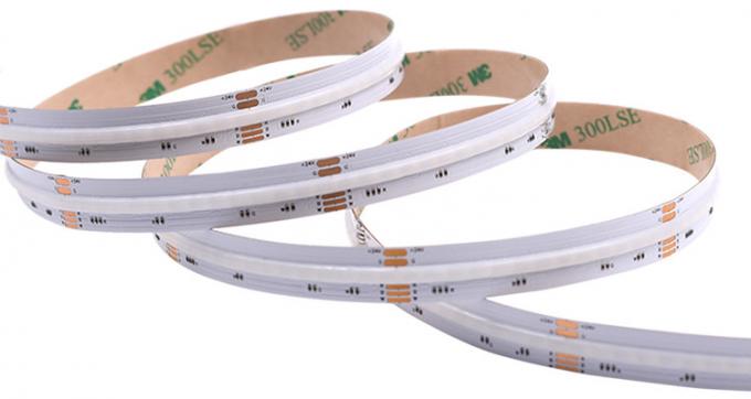 RGBWW RGBW COB LED Strip Dotless Addressable Smart Multi Color 24V Outdoor Waterproof