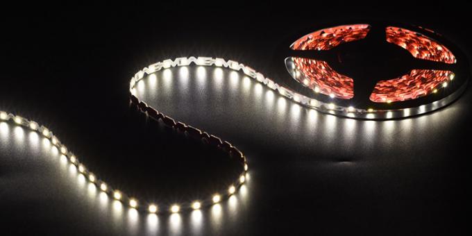 Ultra Thin Bendable LED Strip Light S Shape SMD 2835 60LEDs 6mm DC12V ...