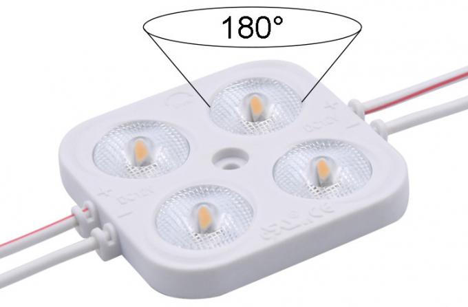 Injection 2835 LED Module 12V 24V 4 Light Sign Lens 3W SMD IP67 Waterproof