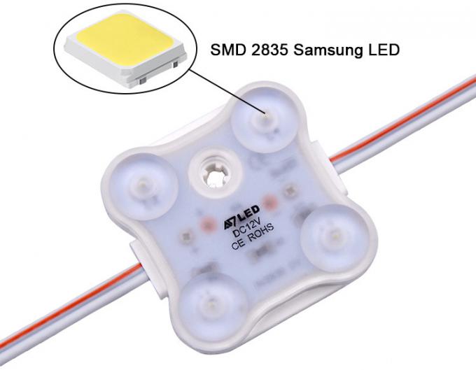 Dimmable Single Color LED Module Light Samsung 2835 Square 4 Single ...